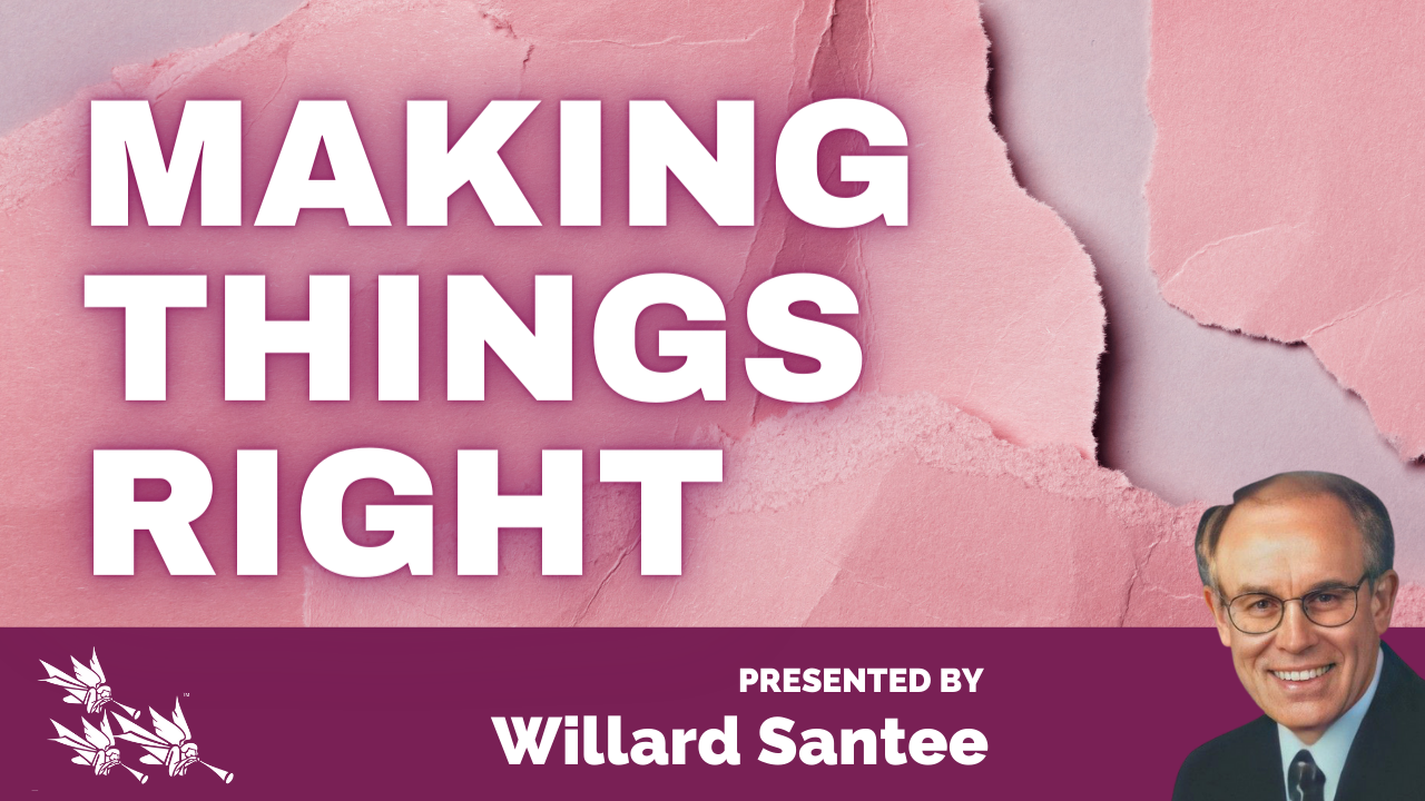 MAKING THINGS RIGHT – American Christian Ministries