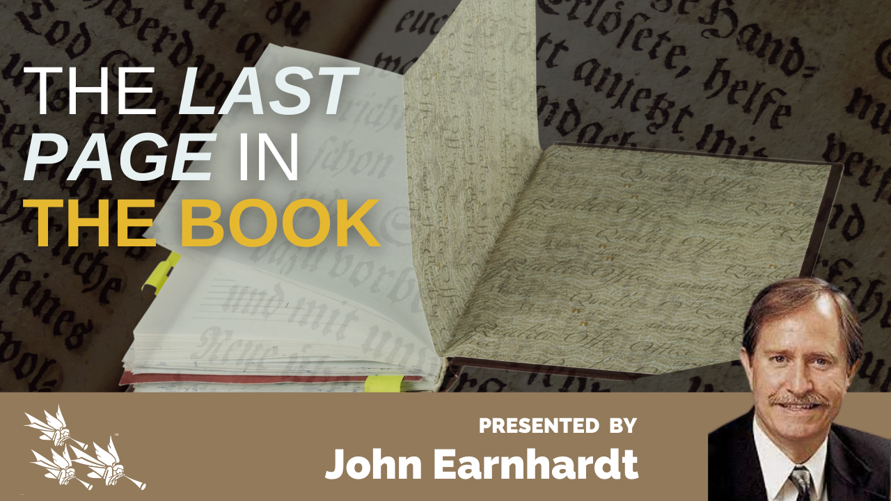 THE LAST PAGE IN THE BOOK – American Christian Ministries